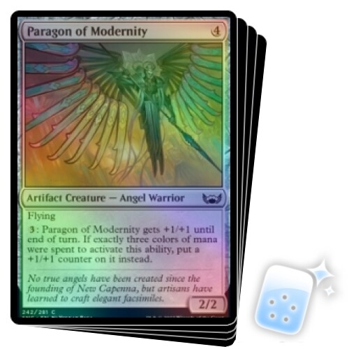 Foil Paragon Of Modernity X4 M/NM Magic MTG Streets Of New Capenna | eBay