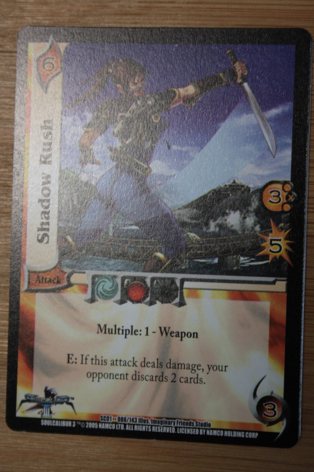 UFS Universal Fighting System Soul Calibur III Attack -"Shadow Rush" | eBay