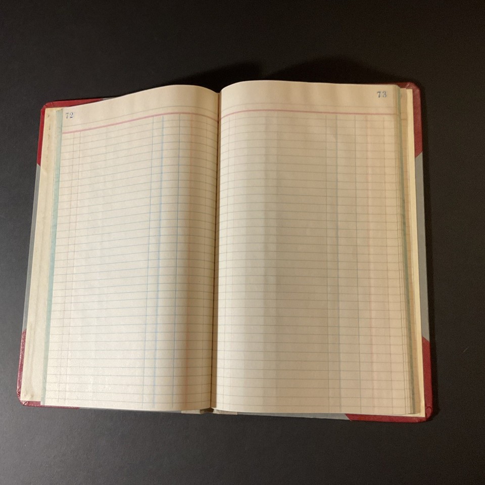 Vintage S.E. & M Vernon Single Entry Ledger Blank Book #476 | eBay