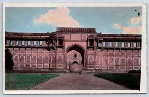 Vintage India Postcard AGRA Red Fort Historical Monument 1940s | eBay