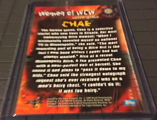 1999 Topps WCW Embossed - #63 Chae | eBay