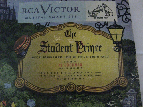Vintage RCA Victor The Student Prince Musical Smart Set 33 Vinyl Record ...