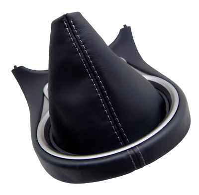 Manual Shifter Shift Boot Cover Leather Fits Nissan 370Z 2008-2019 Gray ...