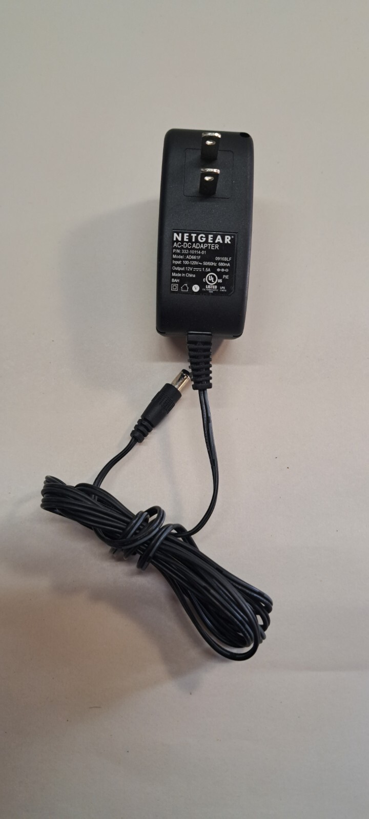 NETGEAR 332-10114-01 12V 1.5A Genuine Original AC Power Adapter Charger ...