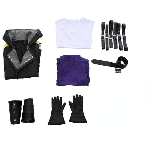 NEW! Kingdom Hearts III 3 Riku Outfit Uniform Cosplay Costume Coat ...