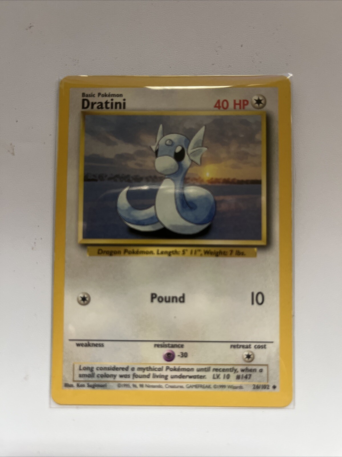 Pokémon TCG Dratini Base Set 26/102 Regular Unlimited Uncommon | eBay