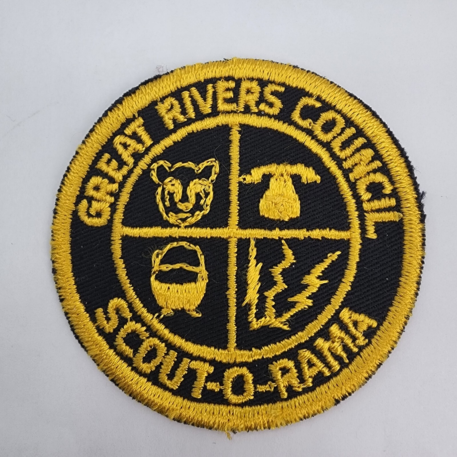 BSA Boy Scouts Of America Great Rivers Council Scout-O-Rama Patch 3" | eBay