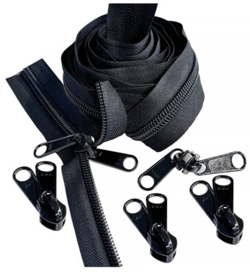 Continuous Chain Zipper YKK #10 Nylon Coil by The Yard with Reversible ...