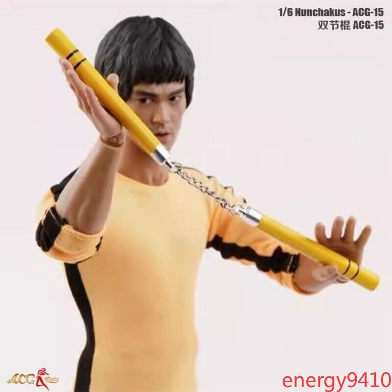 1/6 ACG-15 Wooden Nunchaku Nun-Chuks Model Fit for 12'' Action Figure ...
