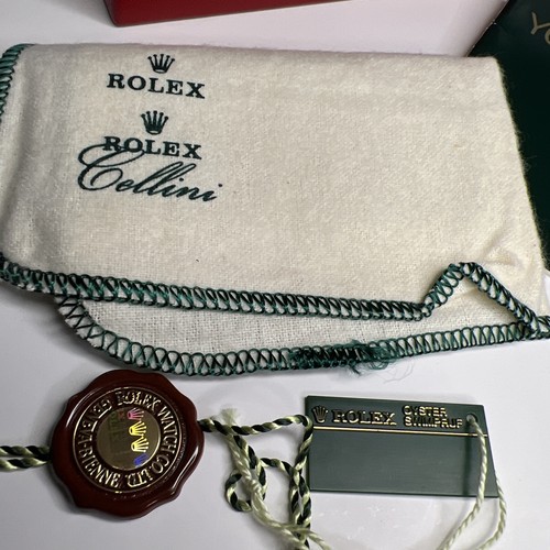 Rolex Red Box 14.00.71 + 2003 Oyster Manual + Chronometer & Hang Tag ...