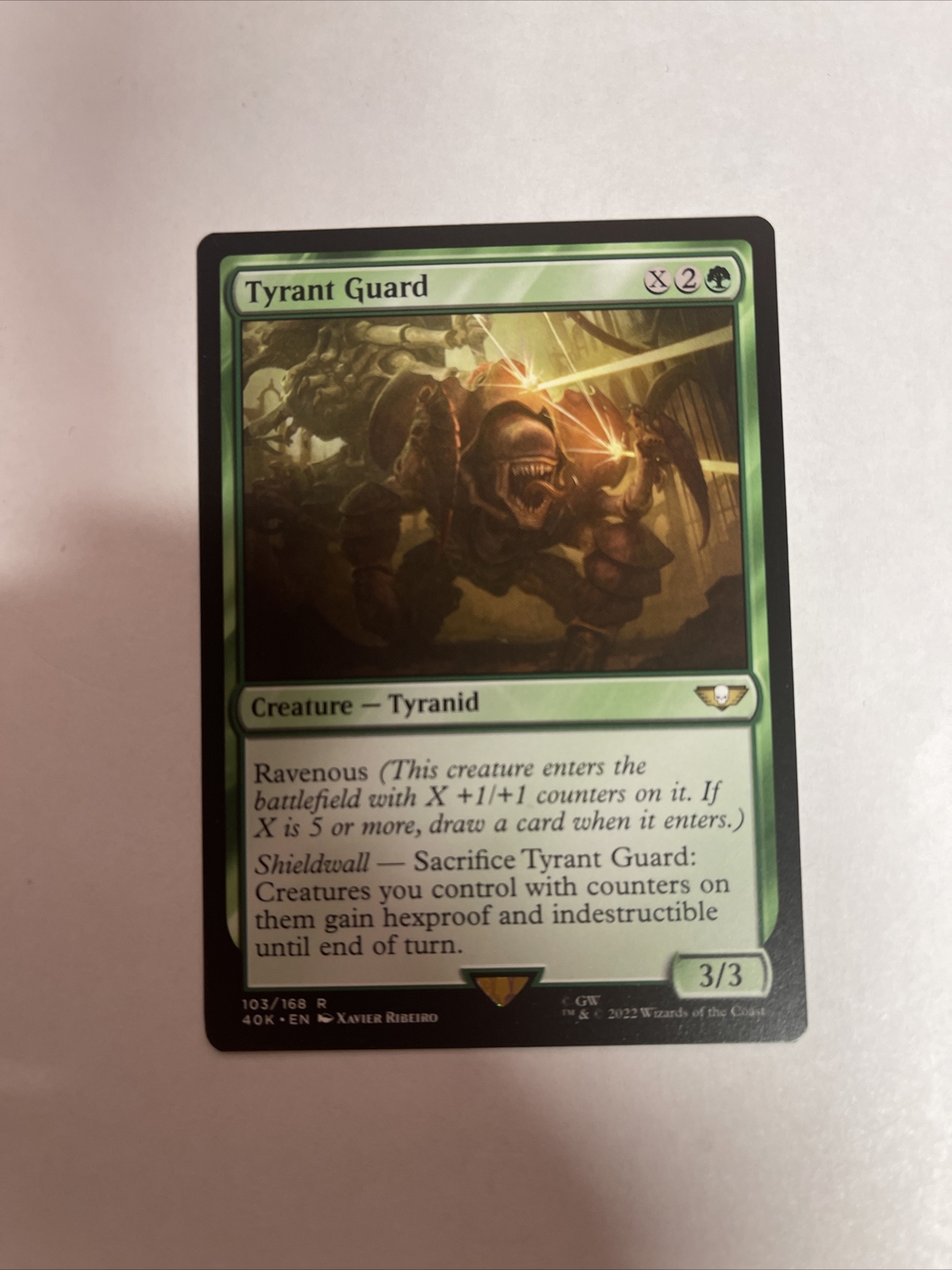 MTG Tyrant Guard Warhammer 40,000 103/168 Regular Rare for sale online ...