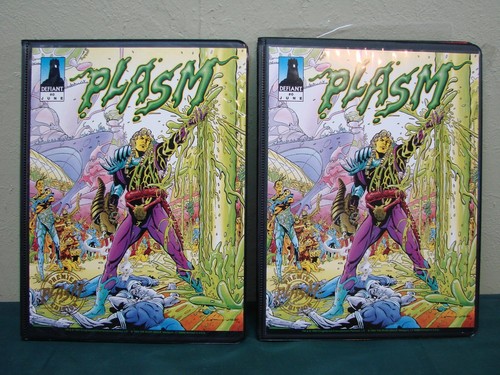 Plasm ComiCollector Zero Issue Card Set Album LOT Of Two Defiant Comics ...
