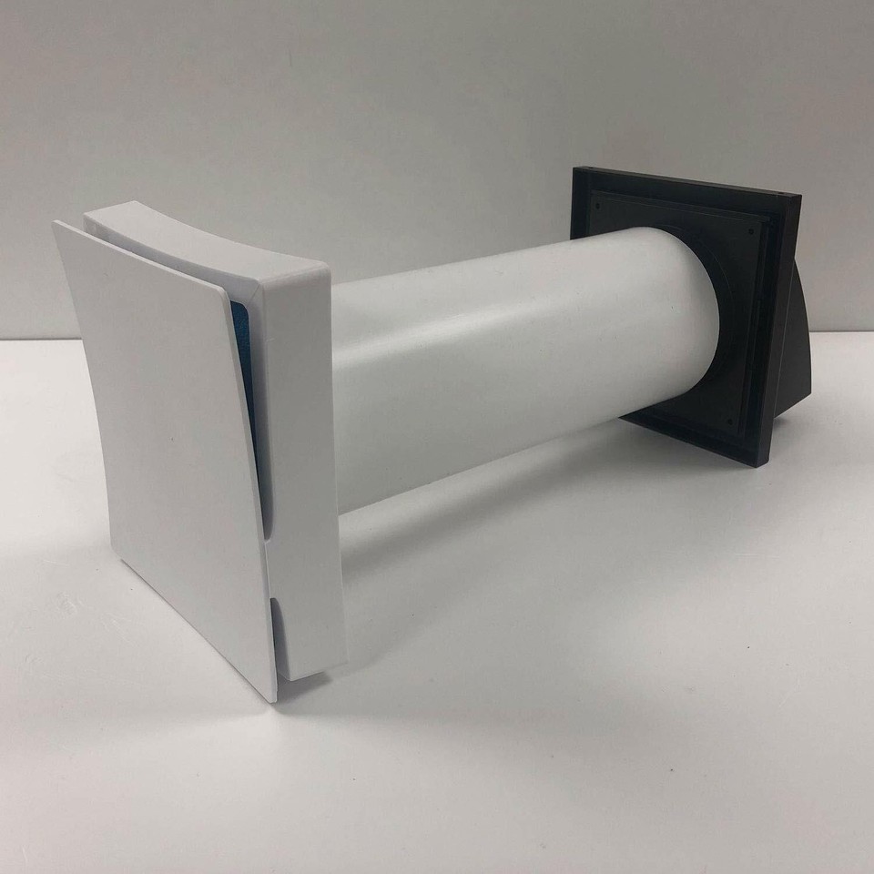 Fantronix Condensation Damp Control Passive Wall Intake Vent Grille Kit ...