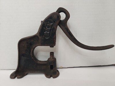 Vintage Antique Cast Iron Rex 27 Leather Rivet Press Made in the USA ...