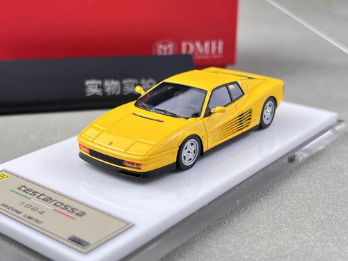 DMH 1:64 1984 Testarossa Racing Sport Classic Model Diecast Resin Car ...
