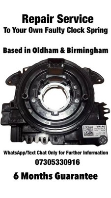 Seat Leon 2005 to 2012 Clock Spring Squib Repair Service 5K0953569AL ...