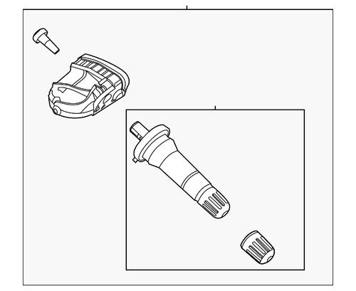 Genuine Ford TPMS Sensor JX7Z-1A189-D | eBay