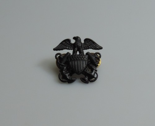 U.S. Navy Cap Device Officer Black Metal | eBay