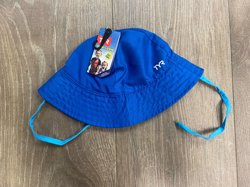 TYR UPF 50+ Kids Reversible Sun Hat Blue Size Kids Large | eBay