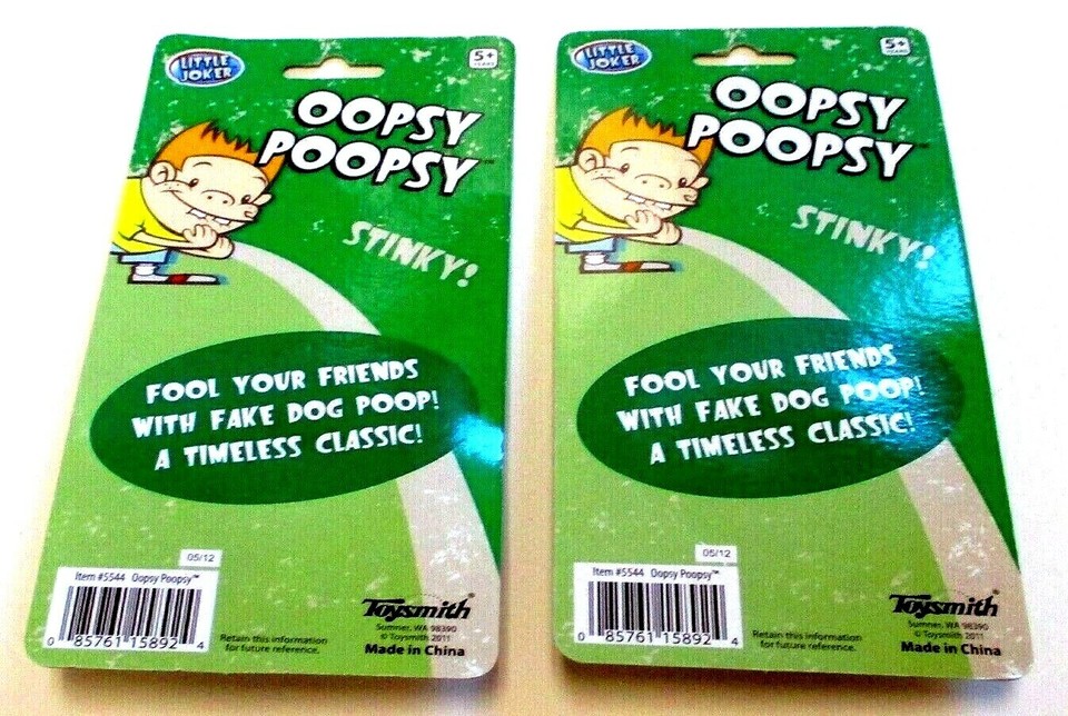 2x Little Joker "Oopsy Poopsy" Fake Dog Poop Joke Prank Novelty by ...