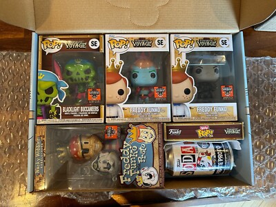 Funko Box Of Fun 2024 Fundays Freddy's Funtastic Voyage Pop Bucklers IN ...