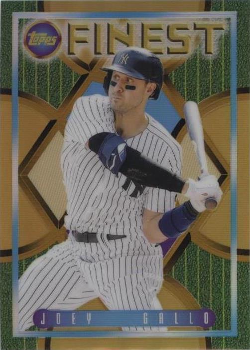 2022 Topps Finest Flashbacks - Joey Gallo #159 Gold Refractor /50 for ...