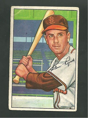 1952 Bowman #137 Stan Rojek Vintage Baseball Card MLB St Louis Browns ...
