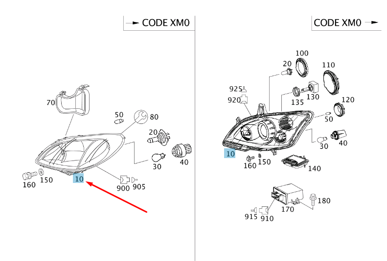 MERCEDES-BENZ VITO W639 Scheinwerfer vorne links LHD A6398201861 NEU ...