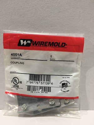 Wiremold 4001A Coupling, galvanized Steel 4000 Series LOT OF 20! | eBay