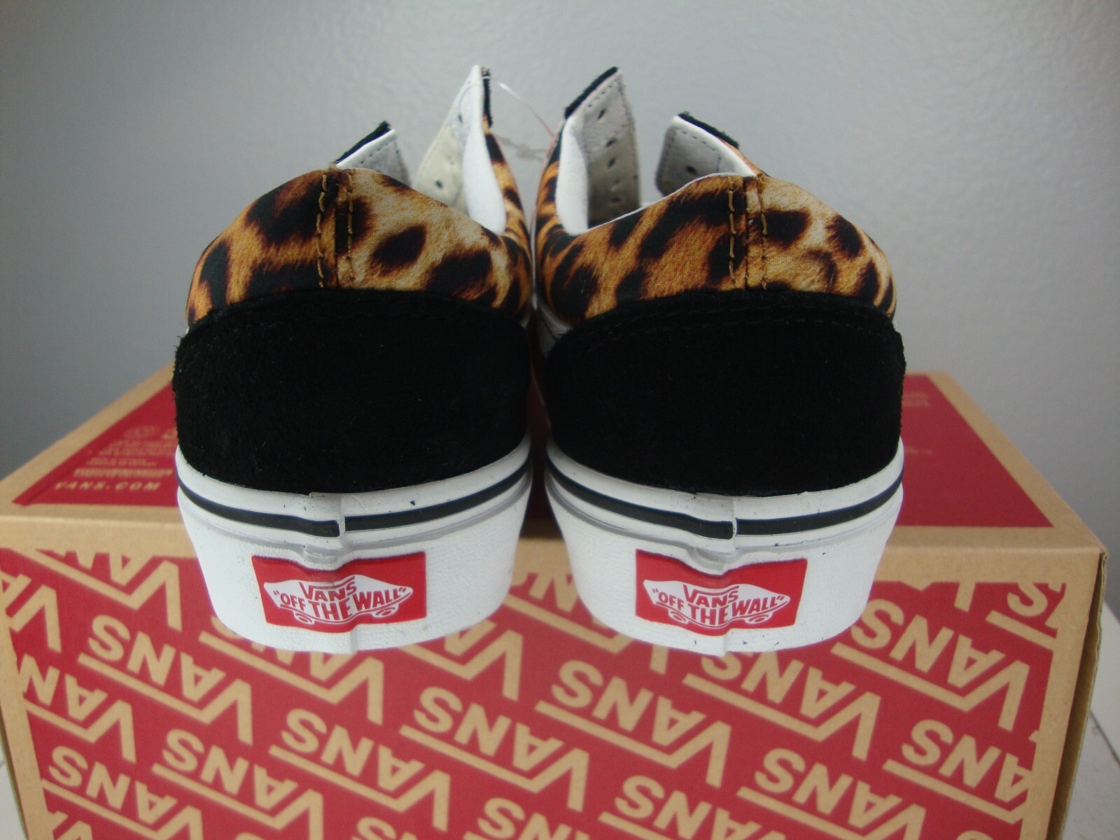 Vans Leopard Print Classic Old Skool Shoes Men's 4, Women's 5.5 Cheetah ...
