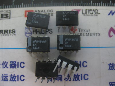 5X LM833N Audio Amplifiers Dual Audio Op Amp LM833 | eBay