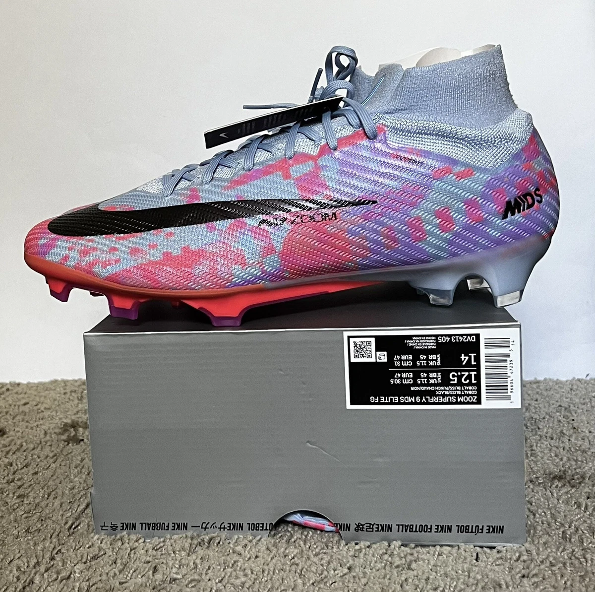 Silver Cr7 Superfly Cleats 2022