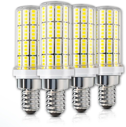 E12 20W LED Corn Light Bulb 200w Equivalent 2500 Lumen 5000K White Pack ...