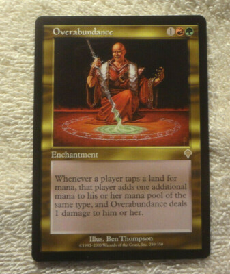 1X OVERABUNDANCE Invasion NM mtg Magic Gathering Card | eBay
