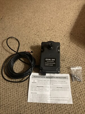 CVA-24T Valve Actuator 24 VAC 180 Degree 25 Feet Cable 3 Port for ...