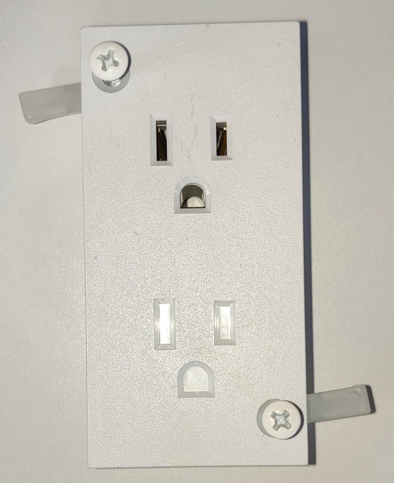 Wirecon Self Contained Single Receptacle Outlet - White WDRG 15A 125V ...