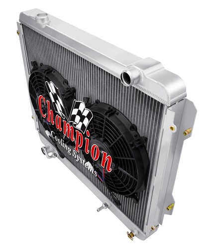 3 Row Best Cooling Champion Radiator W/ 2 12" Fans for 1995 - 2004 ...