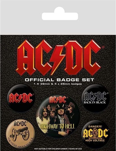 Merchandising Ac/Dc: Pyramid - Logo (Pin Badge Pack / Set Spille ...