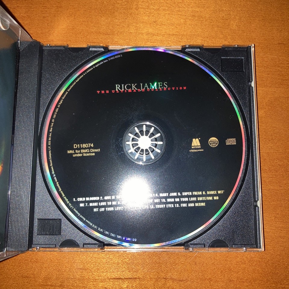 Rick James - The Ultimate Collection CD 1997 Motown Records Best Hits ...
