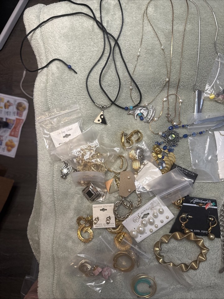 Vintage Wearable Jewelry Lot Storage Unit Find | eBay