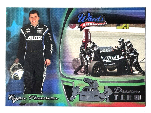 RYAN NEWMAN 2003 Wheels American Thunder DREAM TEAM NASCAR Racing Card ...