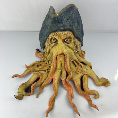 Deluxe Davy Jones Pirates Of the Caribbean Mask 2006 EUC Super Rare | eBay