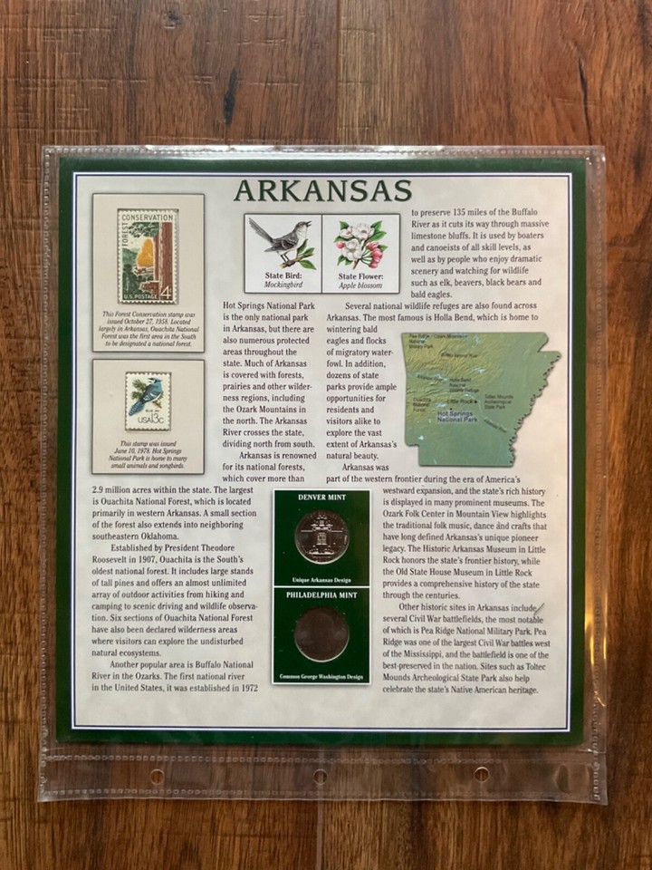 2010 Arkansas-Hot Springs National Park PCS Statehood Quarter ...