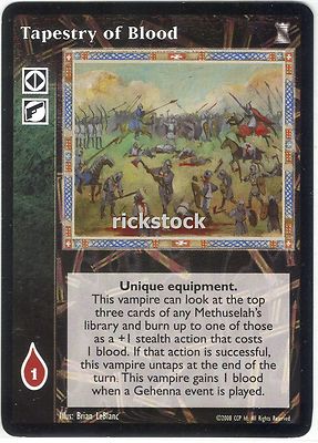 Tapestry of Blood x1 KoT VTES Jyhad | eBay