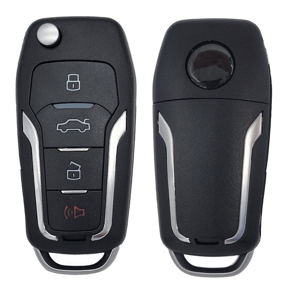 2003 AKS KEYS Replacement for Lincoln Town Car Flip Key Combo 4B ...