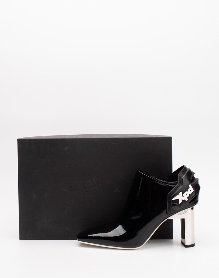 RRP €1125 ALYX x SPIDI MOTO HEEL Leather Booties US6 EU36 UK3 Block ...
