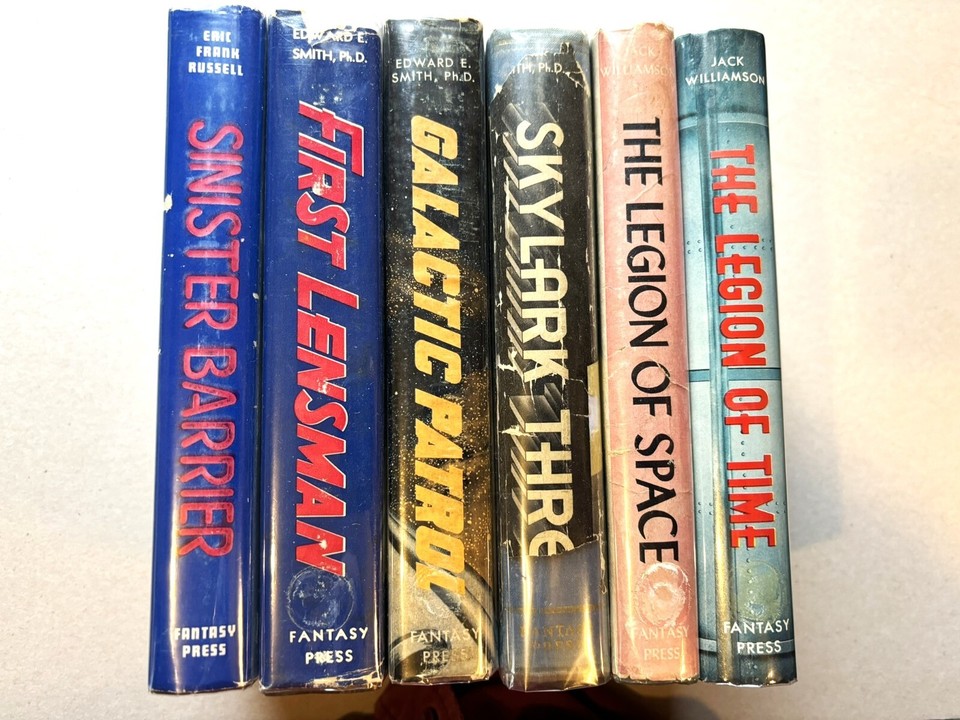 Signed Edward E Smith PhD Galactic Patrol HC 1st Edition 1950 Fantasy ...