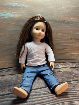 Our Generation 18" DOLL by Battat, Auburn Hair Brown Eyes Lighter Skin ...