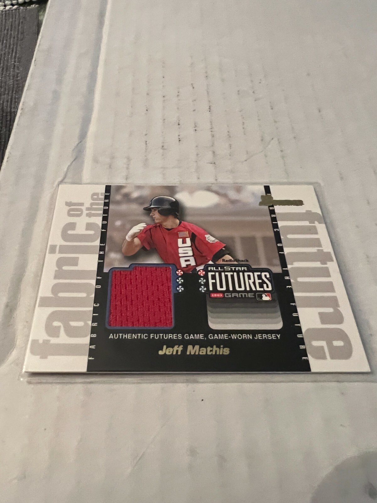 Jeff Mathis 2003 Draft Picks & Prospects Jersey Card #FF-JSM | eBay