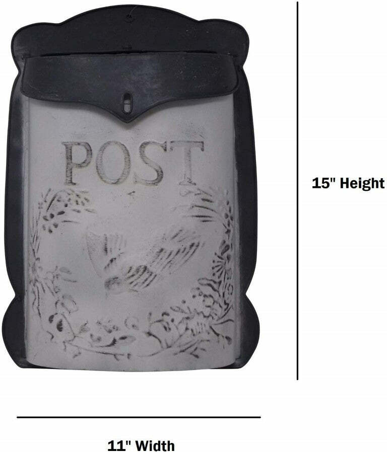 Vintage Style Post Box Nostalgic Charm Home Décor Farmhouse Design ...